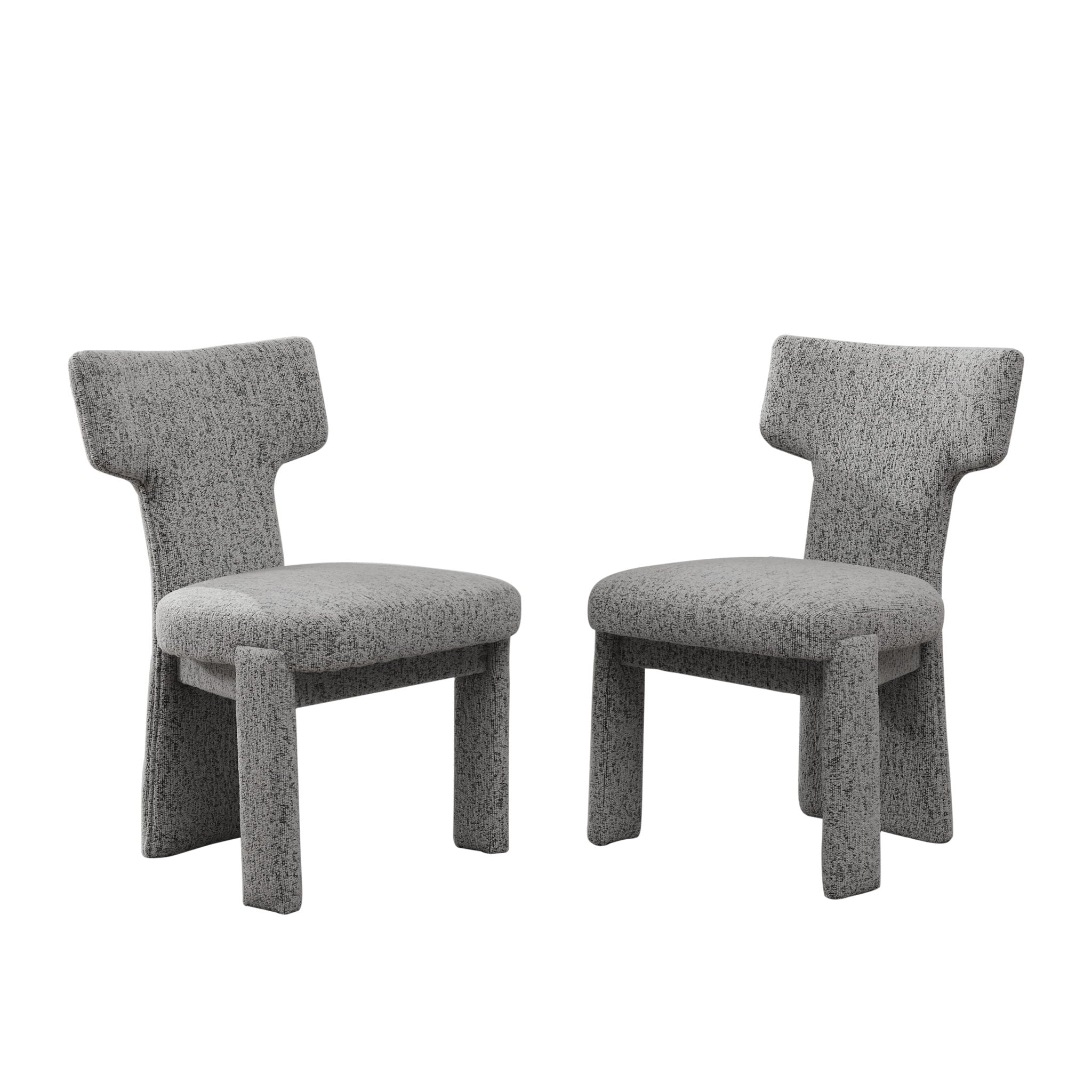 Home Essentials Armless Curved Back Accent Chairs | Meri Furniture